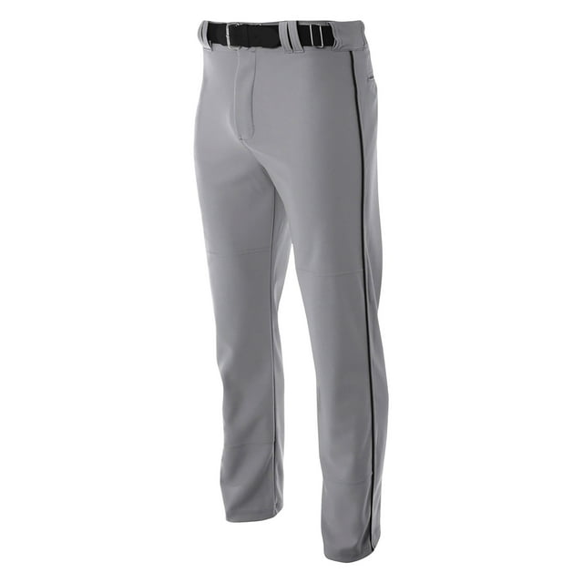 A4 NB6162 Youth Pro Style Open Bottom Baggy Cut Baseball Pants - Grey ...