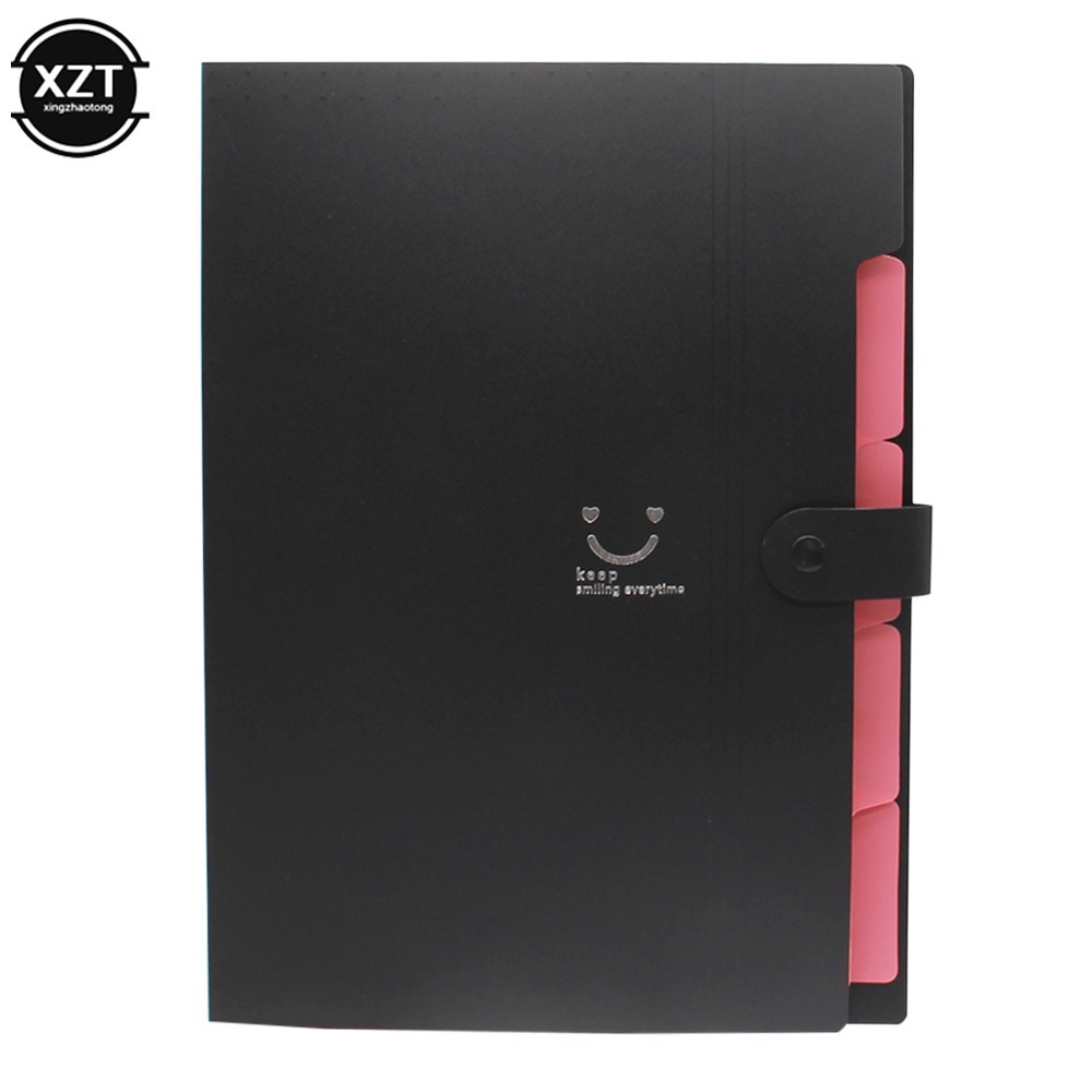 A4 Organ Folder 5 Layers Macaron Colors File Manager Storage Simple ...