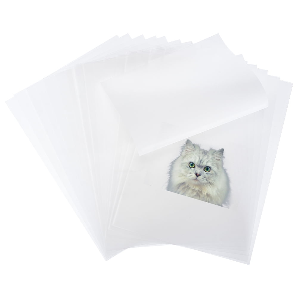 A4 PET Printable Heat Transfer Papers Blank Iron on Vinyl for Printers ...