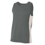 A4 Pacer Singlet For Men in Graphite/White | N2009 - Walmart.com