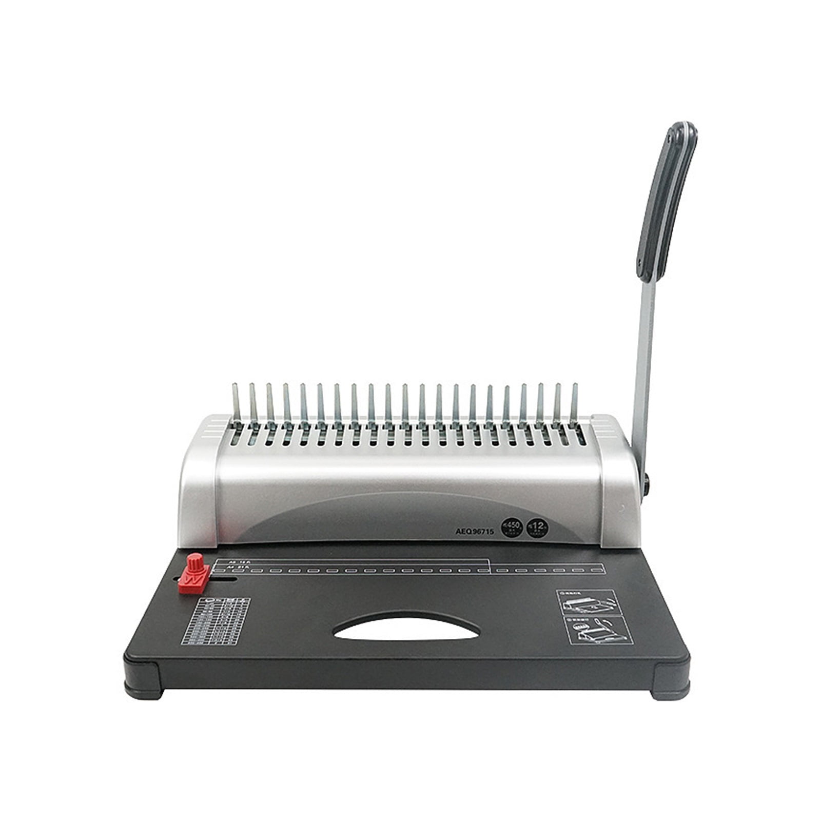 A4 Paper Binding Machine Puncher Binder 21 Holes Binding Machine 12 ...