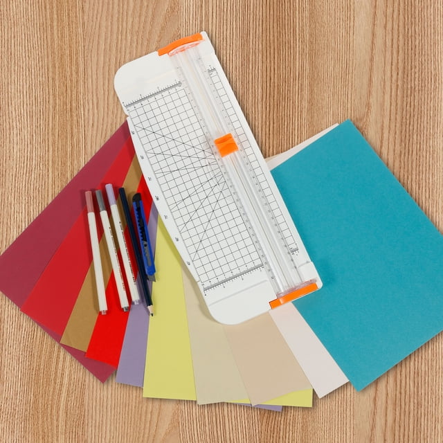 A4 Paper Cutter 12 Inch Straight Paper Trimmer with Side Ruler and ...