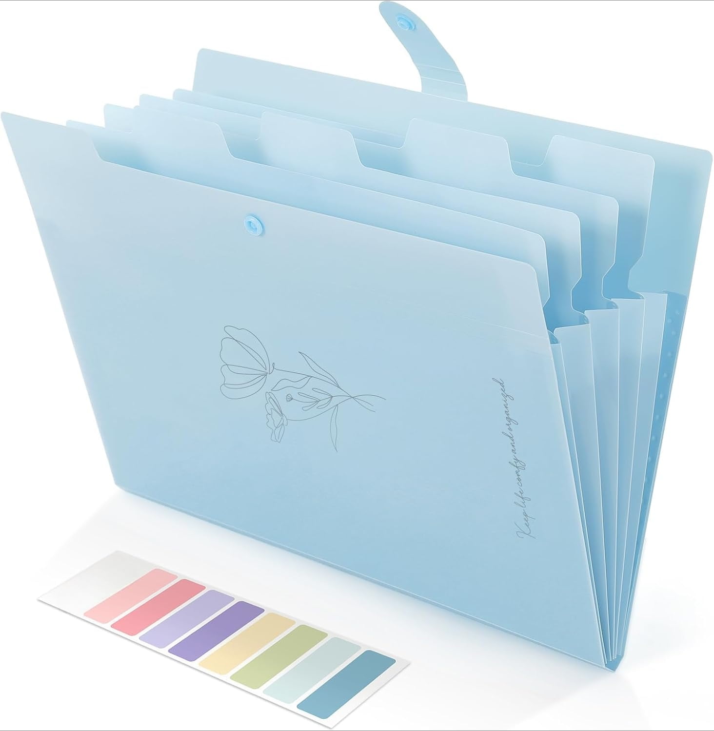 A4 Paper Expanding File Folder Pockets Accordion Document Organizer ...