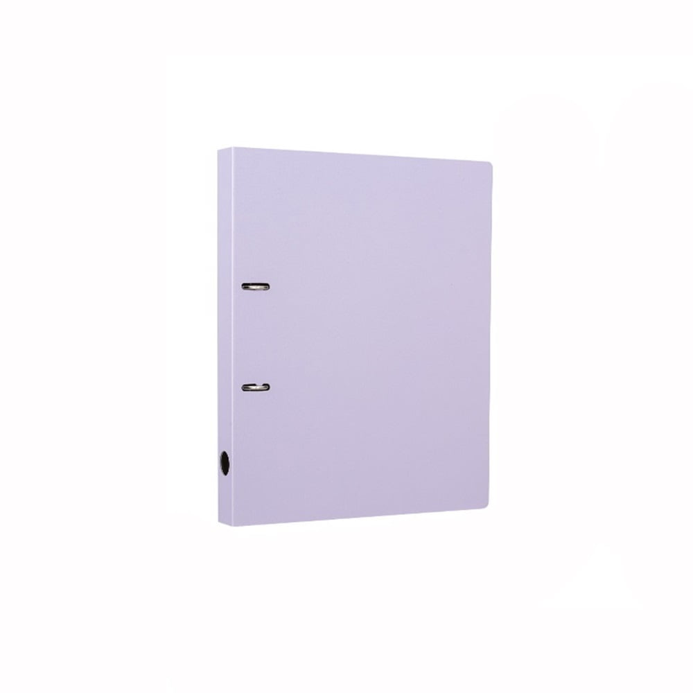 A4 Perforated Folder PP Two-hole Loose-leaf Folder Information File ...