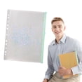 A4 Plastic Binder Zipper, Binder Pockets 31*21Cm Clear Envelope Folders ...