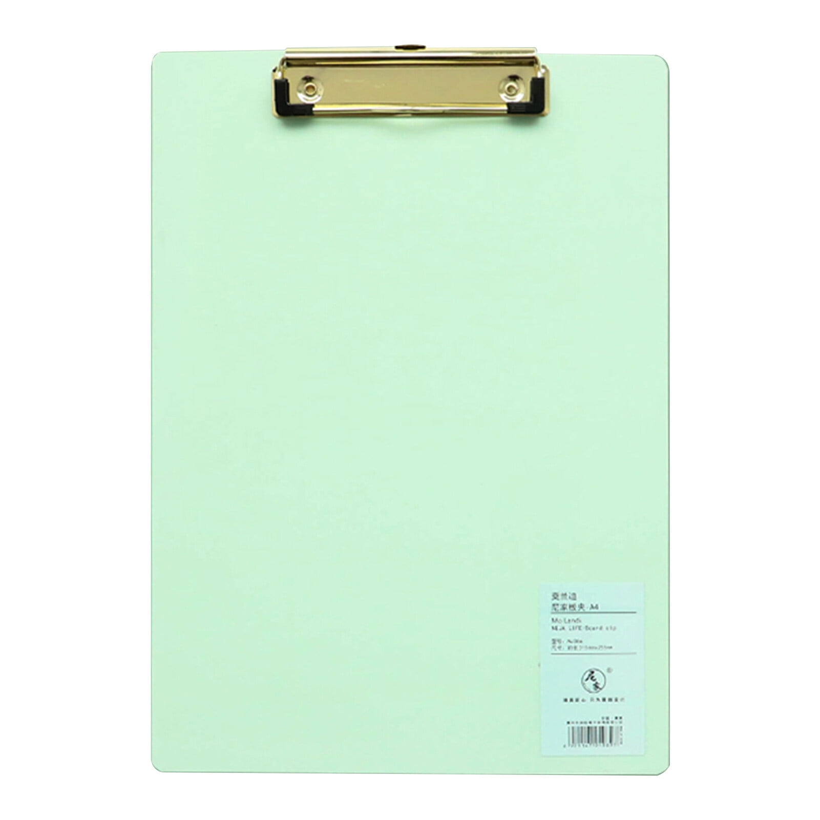 A4 Plastic Clipboard Hardboard Writing Pad Profile Clip with Hanging ...