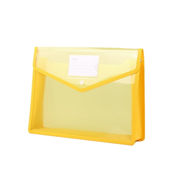 A4 Plastic Expanding File Folder, Transparent Document Wallet Organizer ...