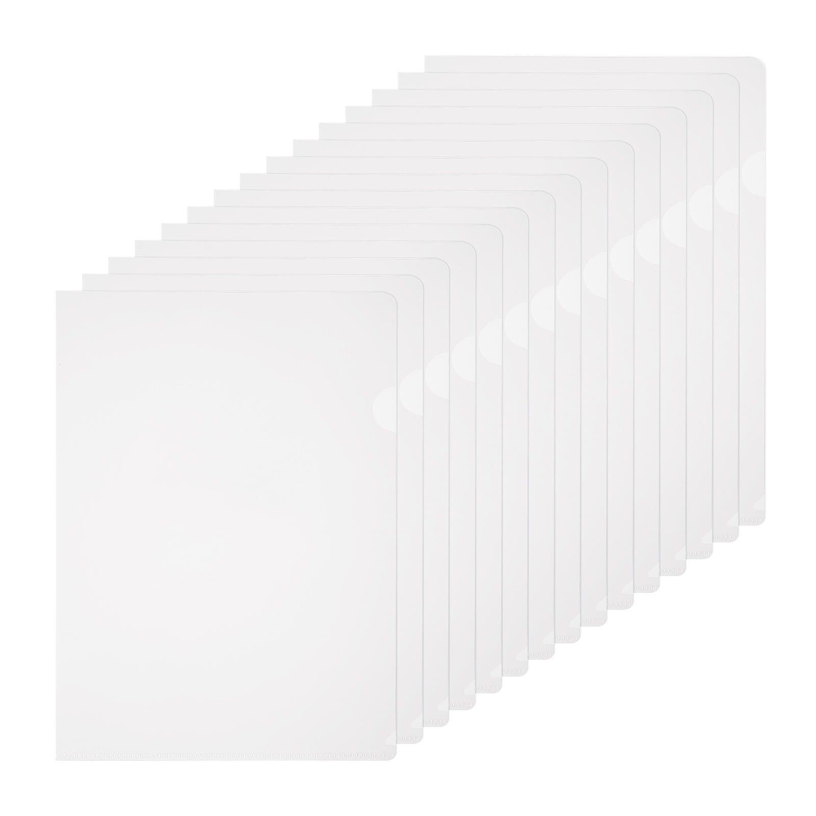 A4 Plastic Folders, 40 Pack Clear Folders L Type Project Pockets Paper ...