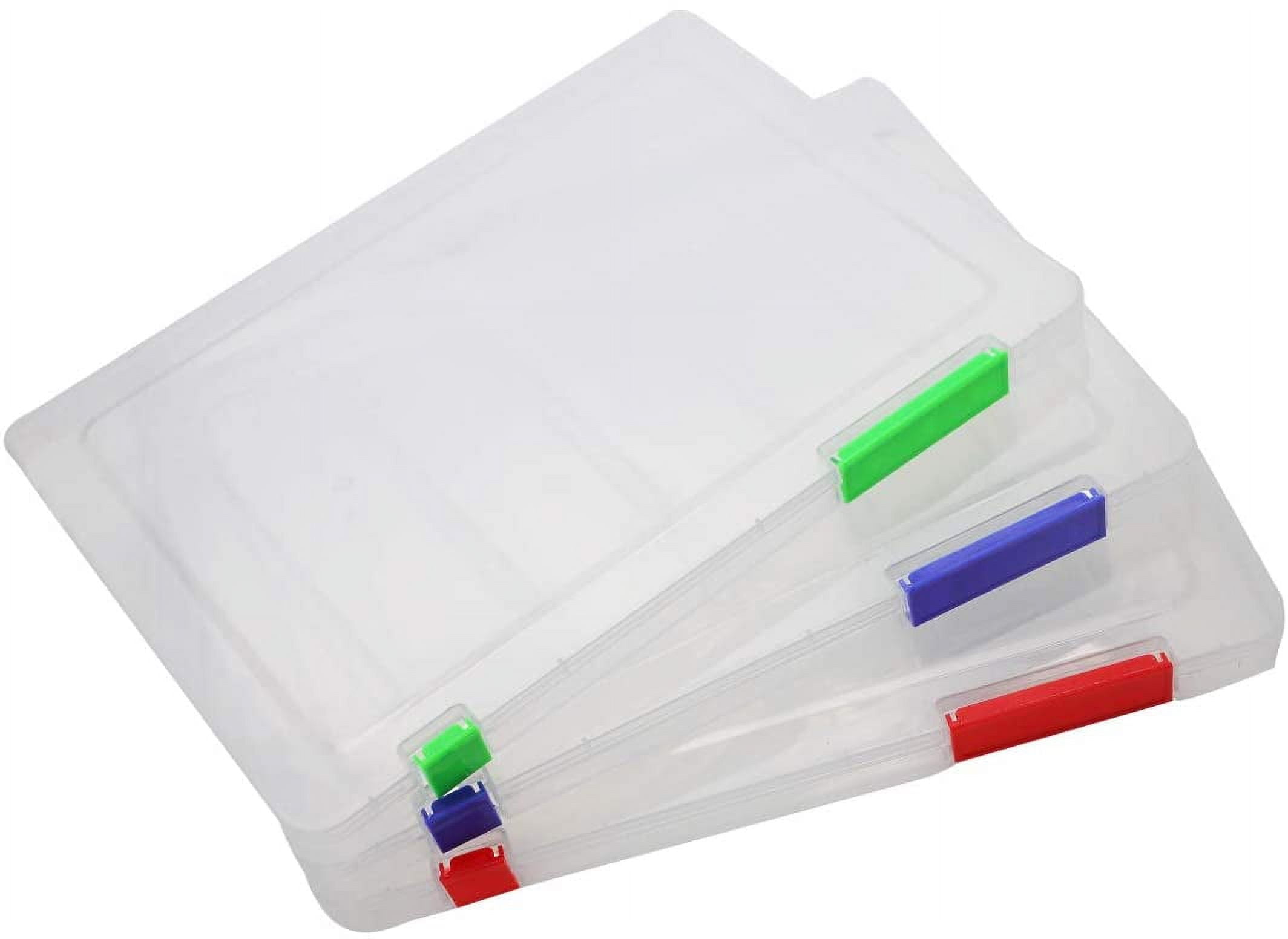 A4 Plastic Portable Project Cases, Document File Folder Case, Clear ...