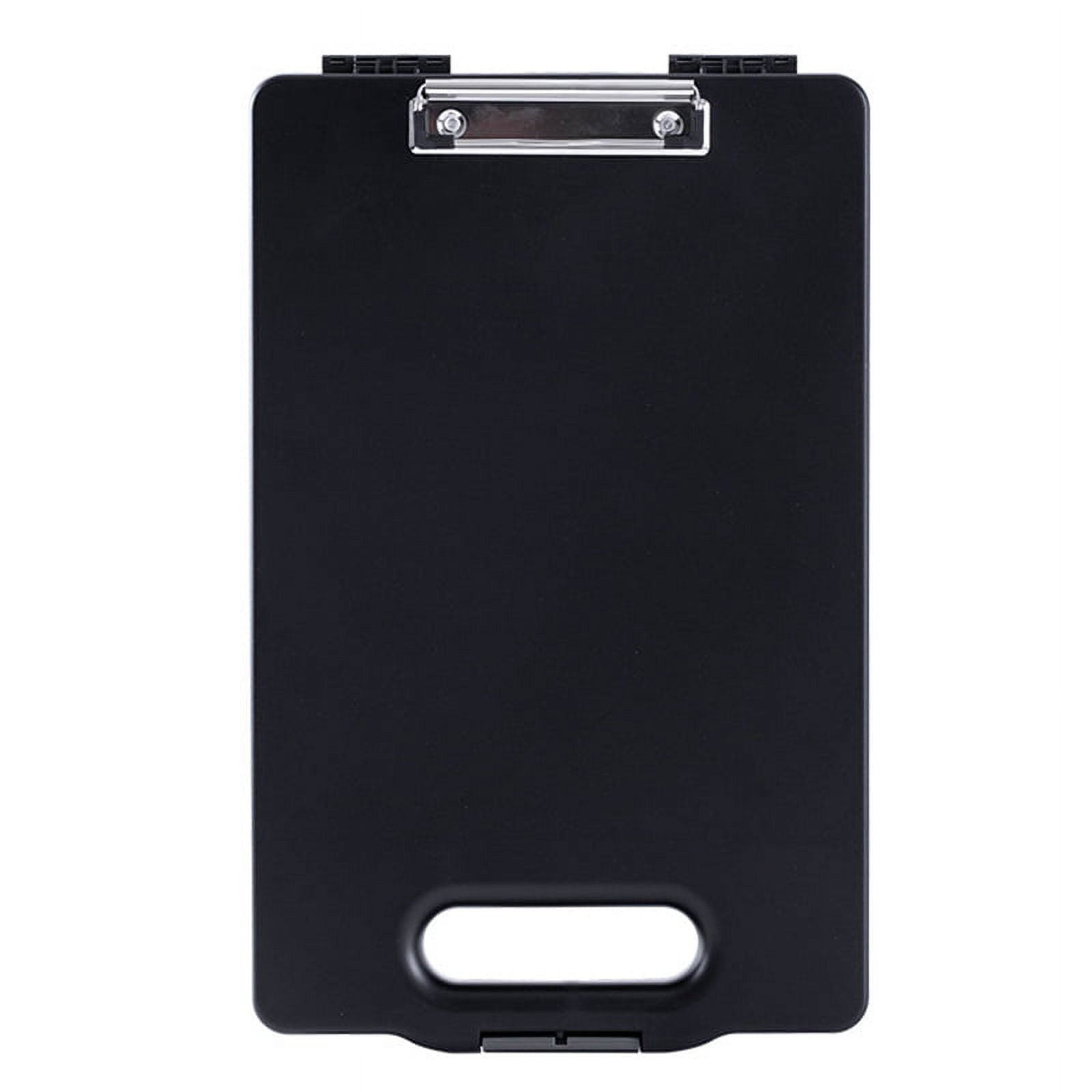 A4 Plastic Storage Clipboard File Box Case Document Folders Portable ...