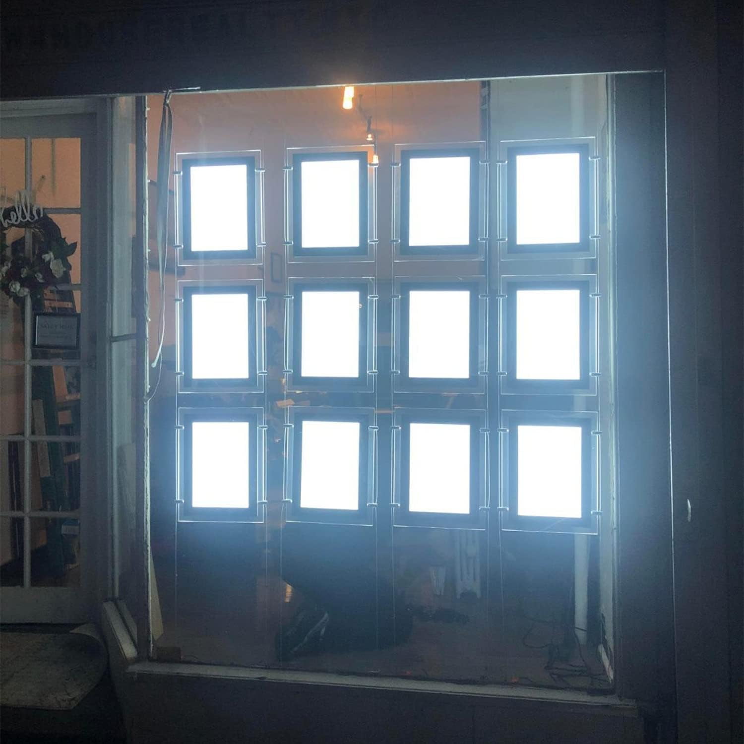 A4 Portrait Crystal Poster Photo Light Frame Real Estate Agent Store ...