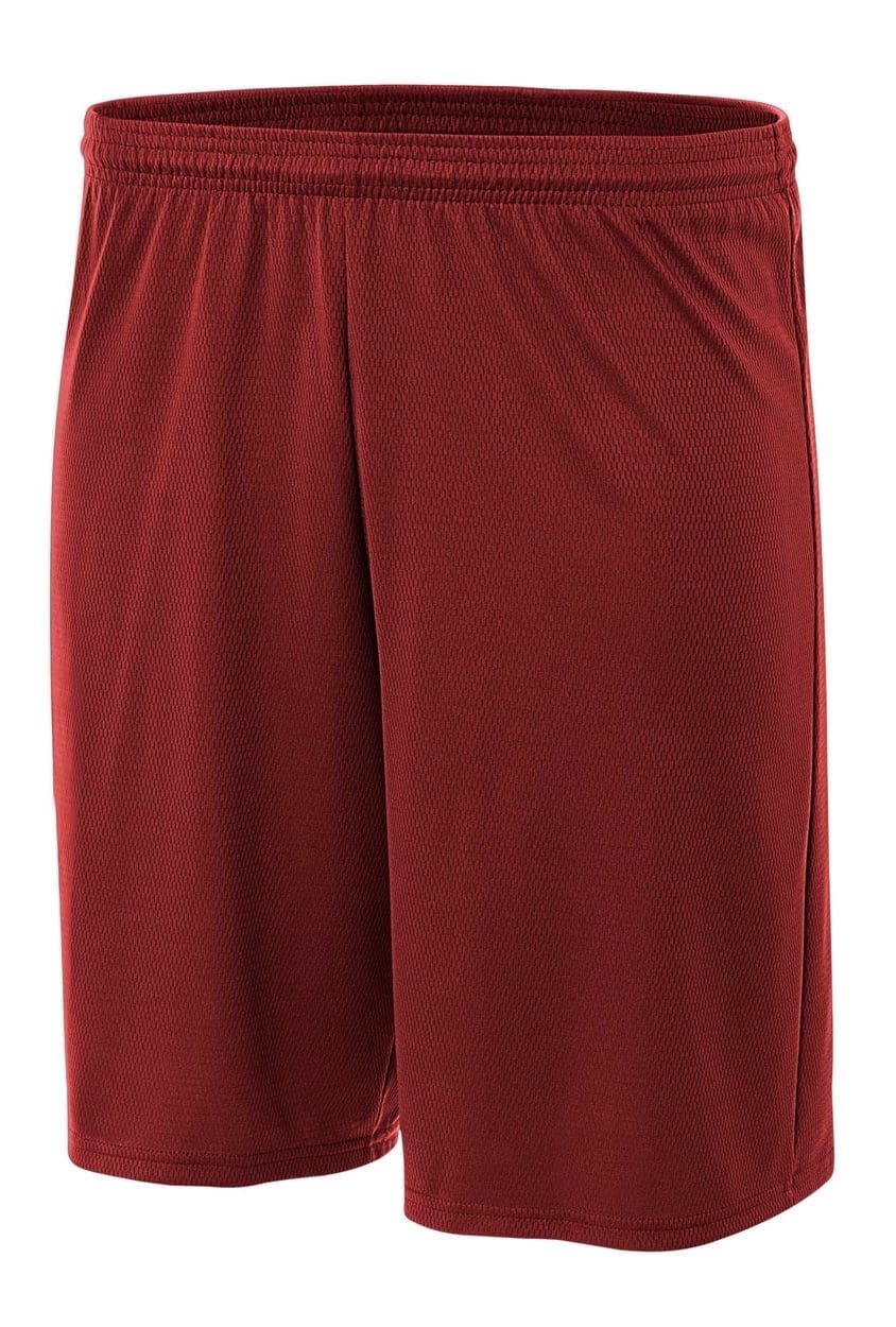 A4 Power Mesh Practice Short For Men in Cardinal New | N5378 - Walmart.com
