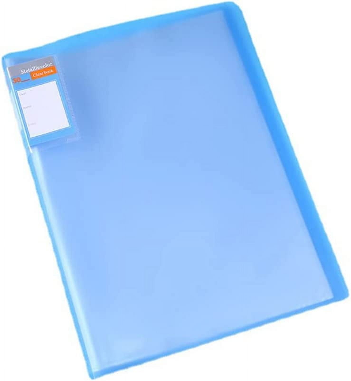 A4 Presentation Book Binder with Plastic Sleeves,Portfolio Clear Book ...