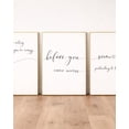 A4 Quote Wall Art – Modern Script Typography Prints, Minimal Home Decor ...