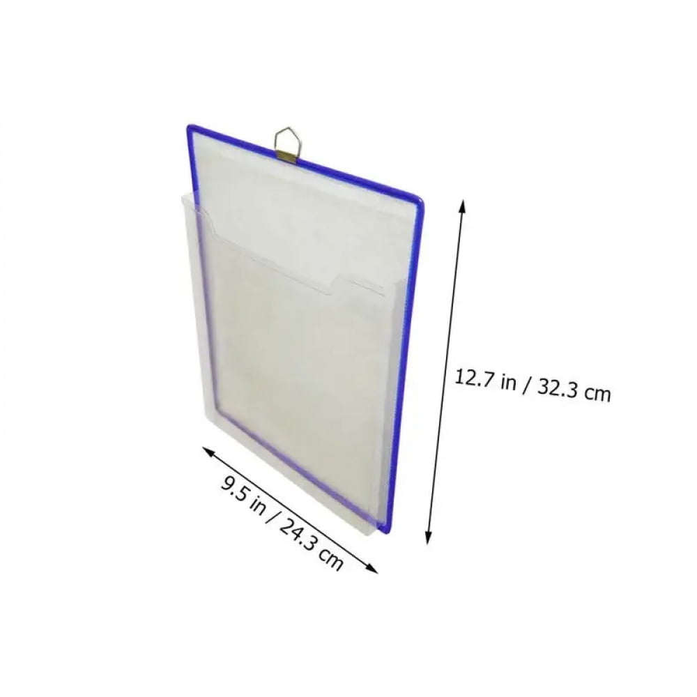 A4 Receipt Organizer Document Storage Bag Magnetic Folders Plastic File ...