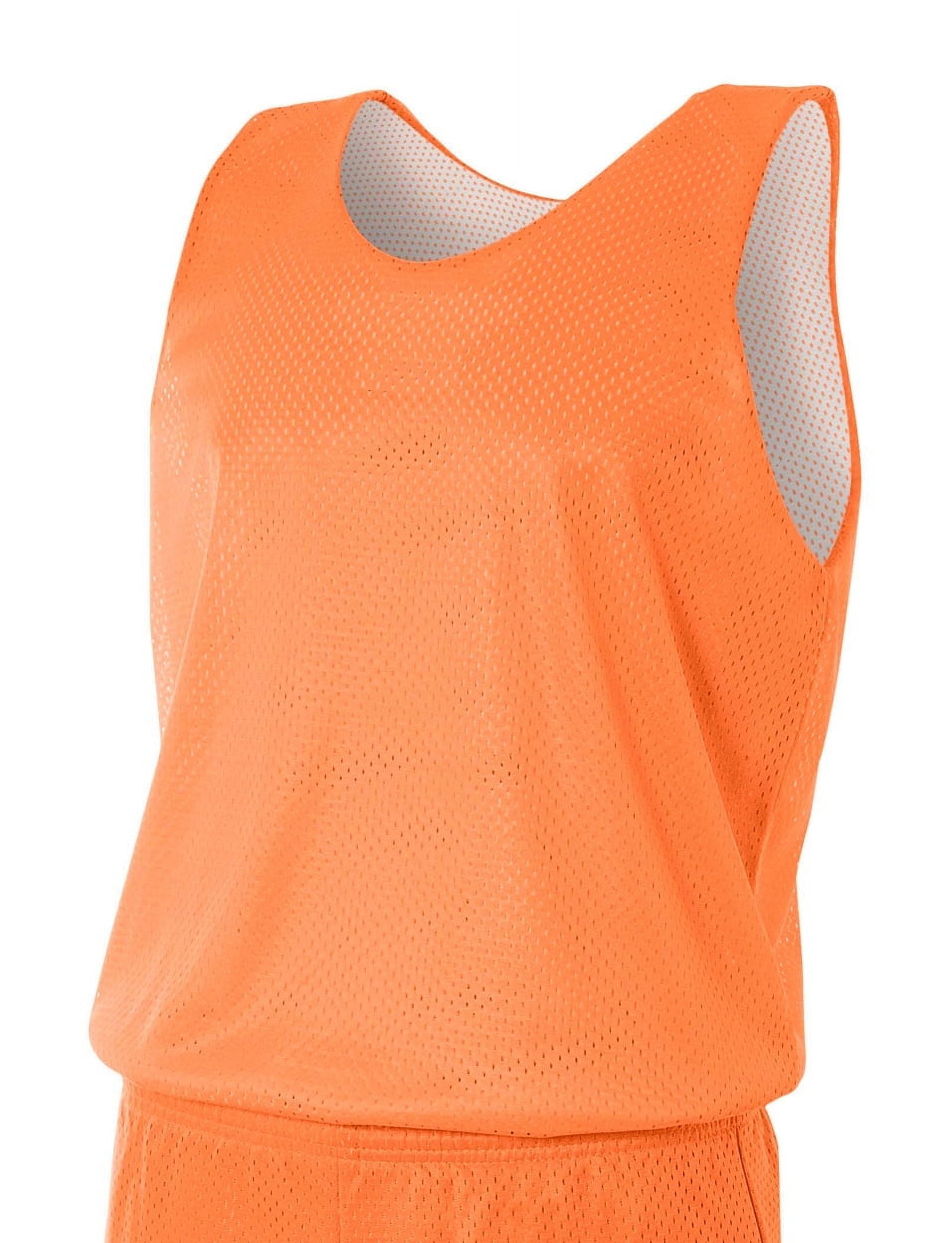 A4 Reversible Mesh Tank For Men in Orange/White | NF1270 - Walmart ...