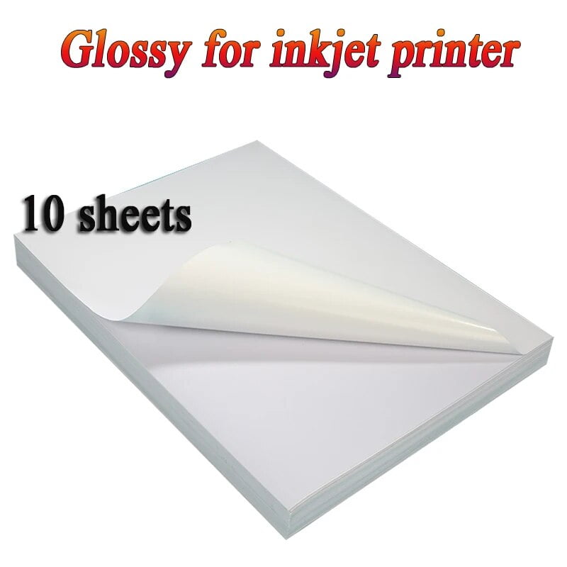 A4 Self-adhesive PP Synthetic Paper Inkjet Printing Paper Matte White ...