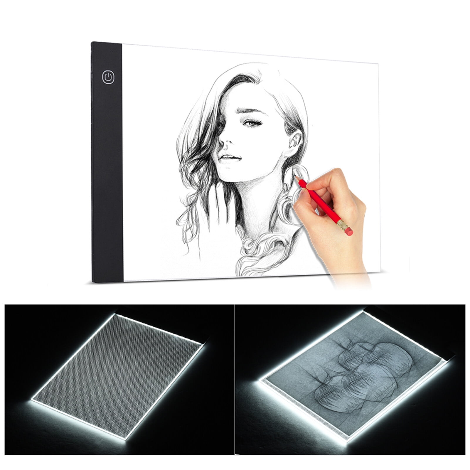 A4 Size Ultra-thin LED Light Pad Box Painting Tracing Panel Copyboard ...
