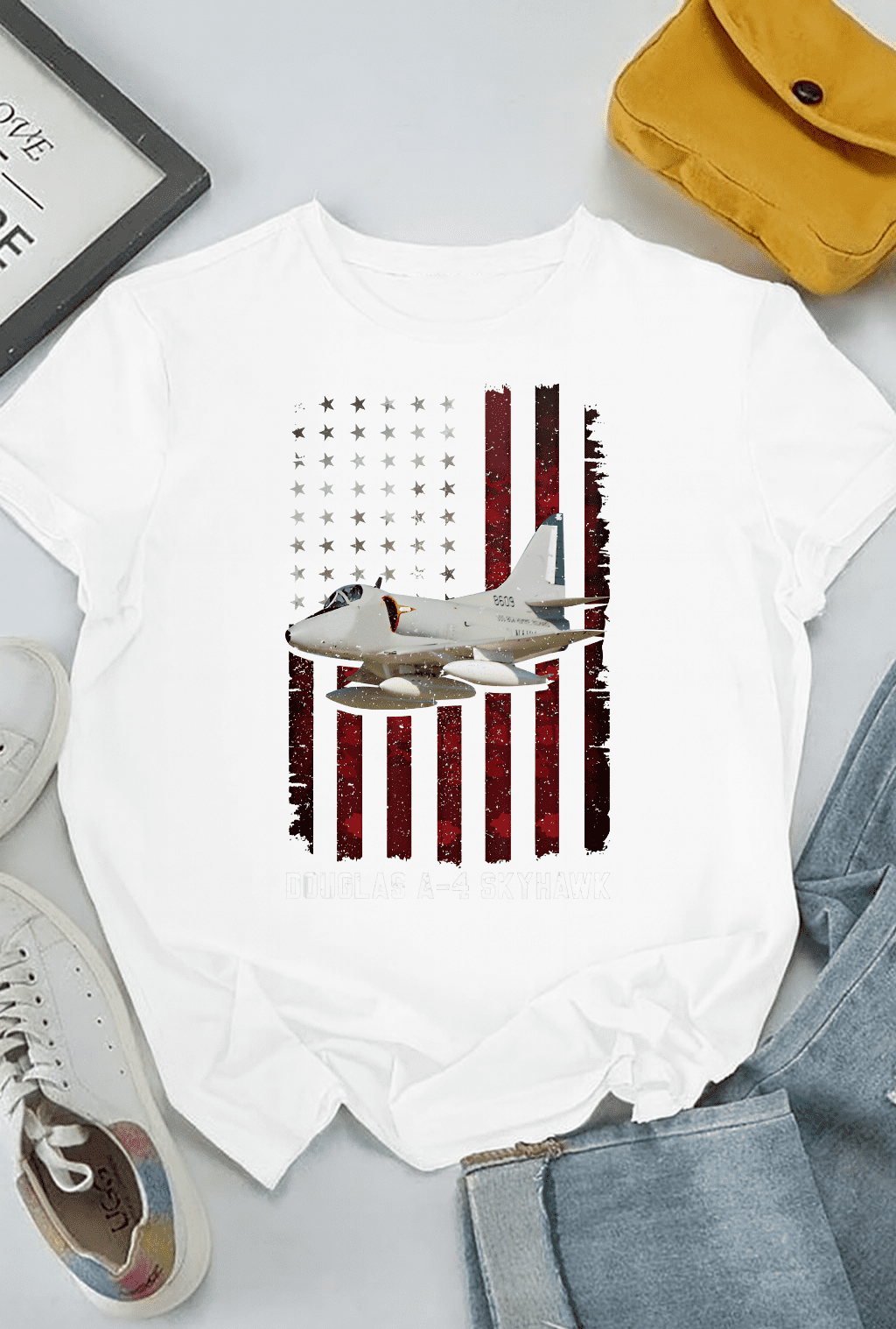 A4 Skyhawk Jet Plane Pilot Aviation Military Pride Unisex T-Shirt ...