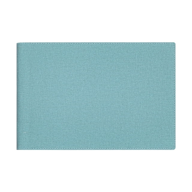 A4 Soft Binder Lateral Leather Face 6-hole Clip Binder Clasp Removable ...