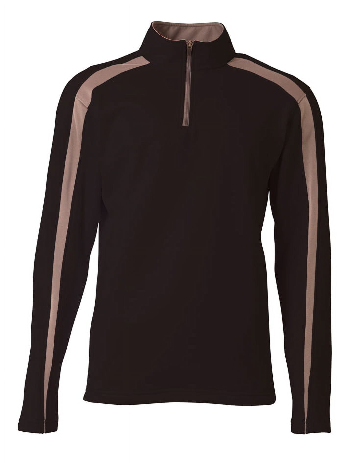 A4 Spartan Fleece Quarter Zip For Men in Black/Graphite | N4005 ...