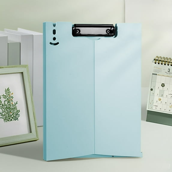A4 Standable File Clipboard - Blue, Multi-Functional Writing Board ...