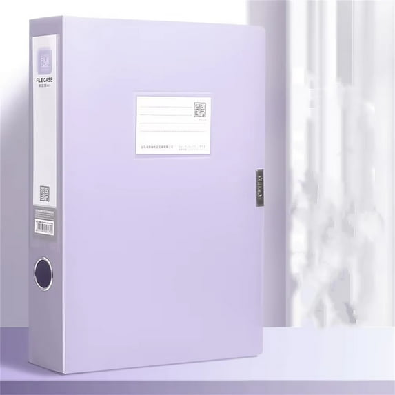 A4 Storage File Boxes Plastic Archives Cases with Lid, File Folder ...