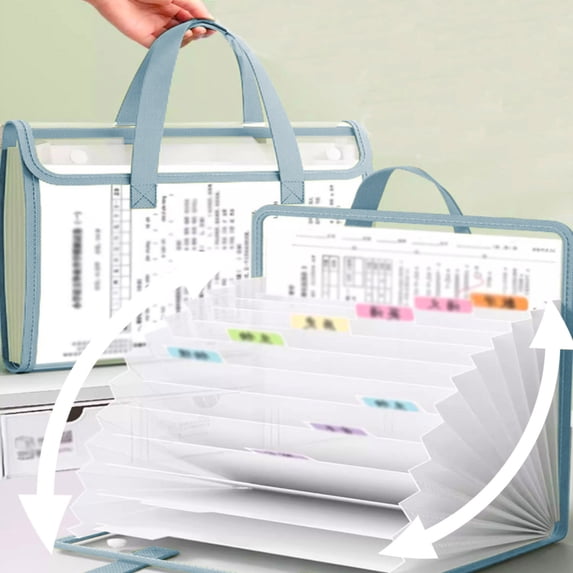 A4 Student File Organizer Bag | Horizontal & Vertical Handheld Models ...
