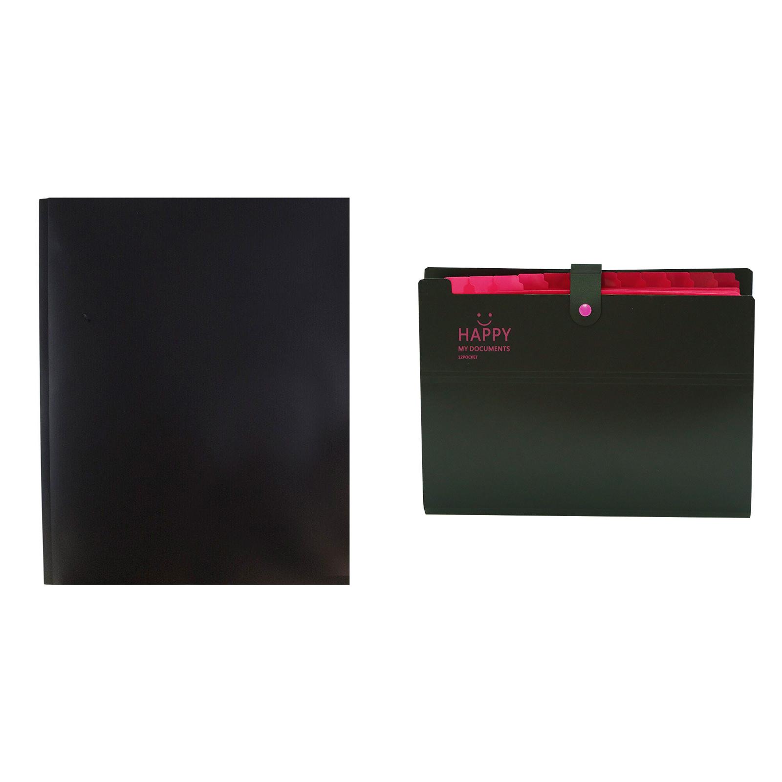 A4 Tadpole Folder Pp File Folder 1*Black+1*Black|Dunwell Colored ...