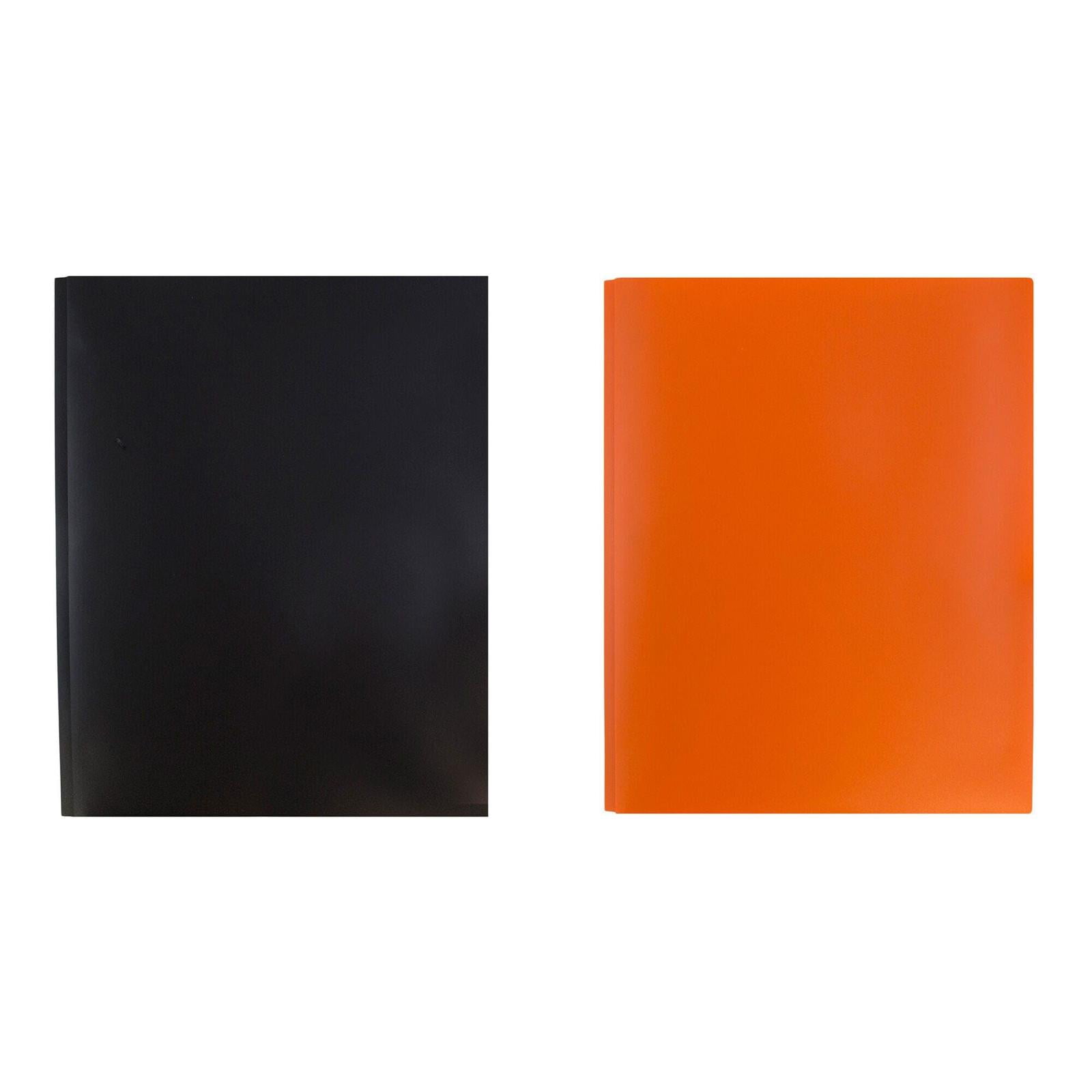 A4 Tadpole Folder Pp File Folder 1*Black+1*Orange|Dunwell Colored ...