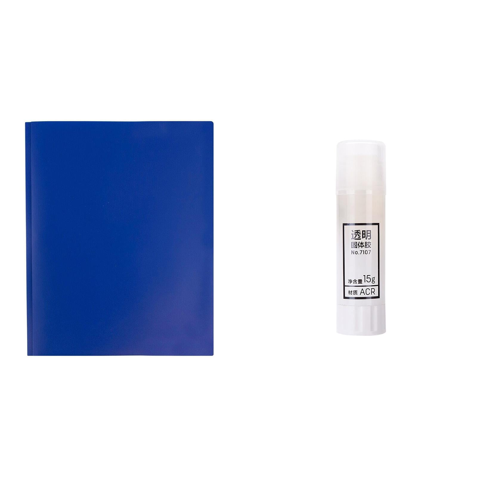 A4 Tadpole Folder Pp File Folder 1*Blue+1*Clear|Dunwell Colored Plastic ...