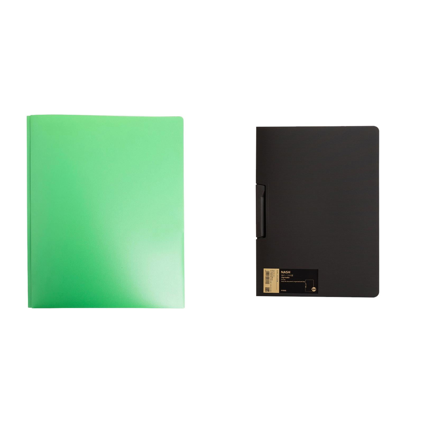 A4 Tadpole Folder Pp File Folder 1*Green+1*Coffee|Foldable Plastic File ...