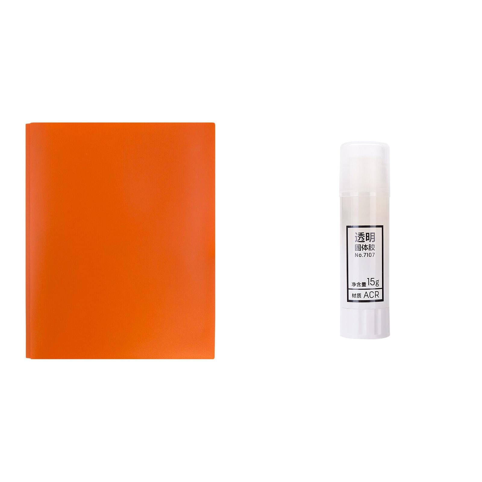 A4 Tadpole Folder Pp File Folder 1*Orange+1*Clear|Dunwell Colored ...