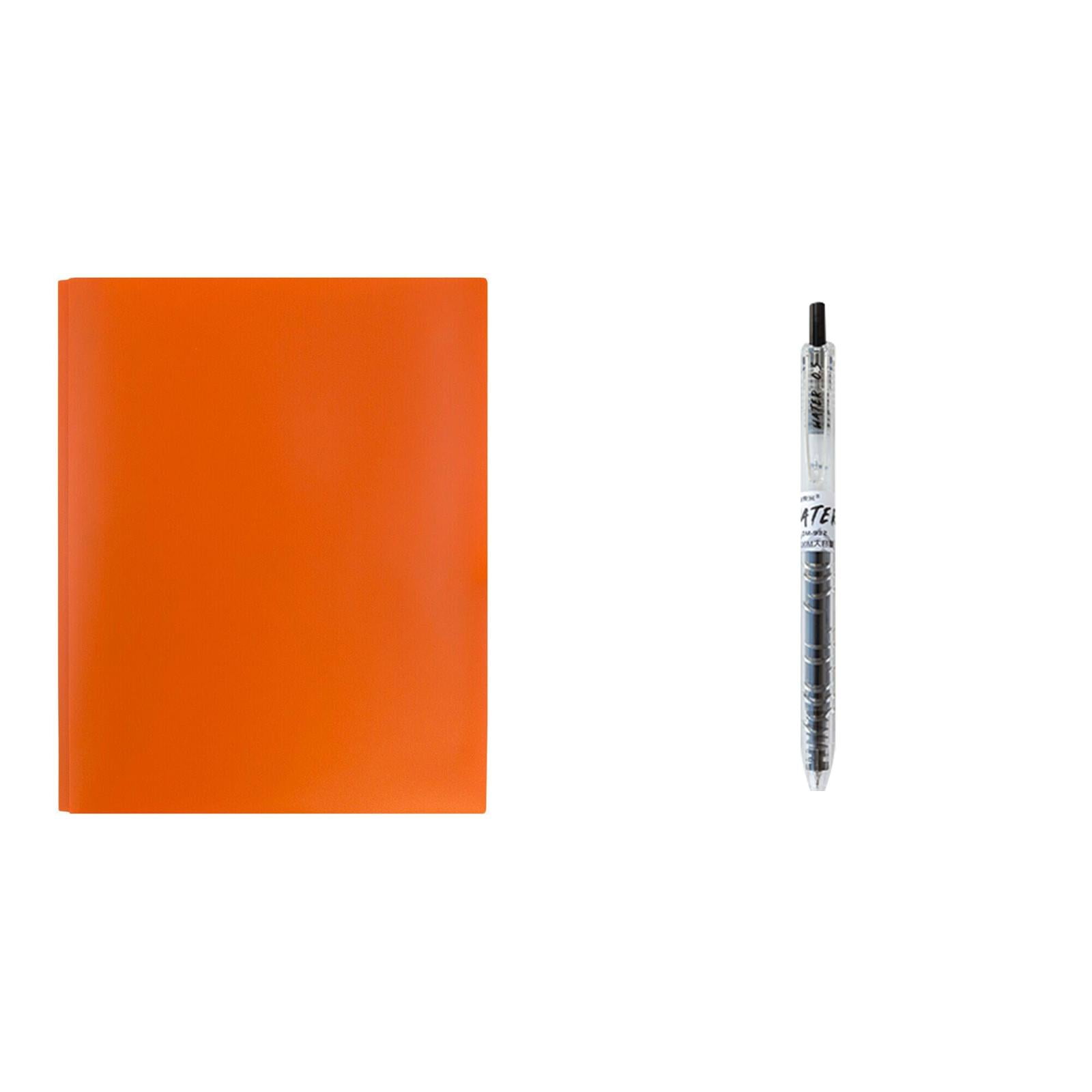 A4 Tadpole Folder Pp File Folder 1*Orange+1*Clear|Dunwell Colored ...