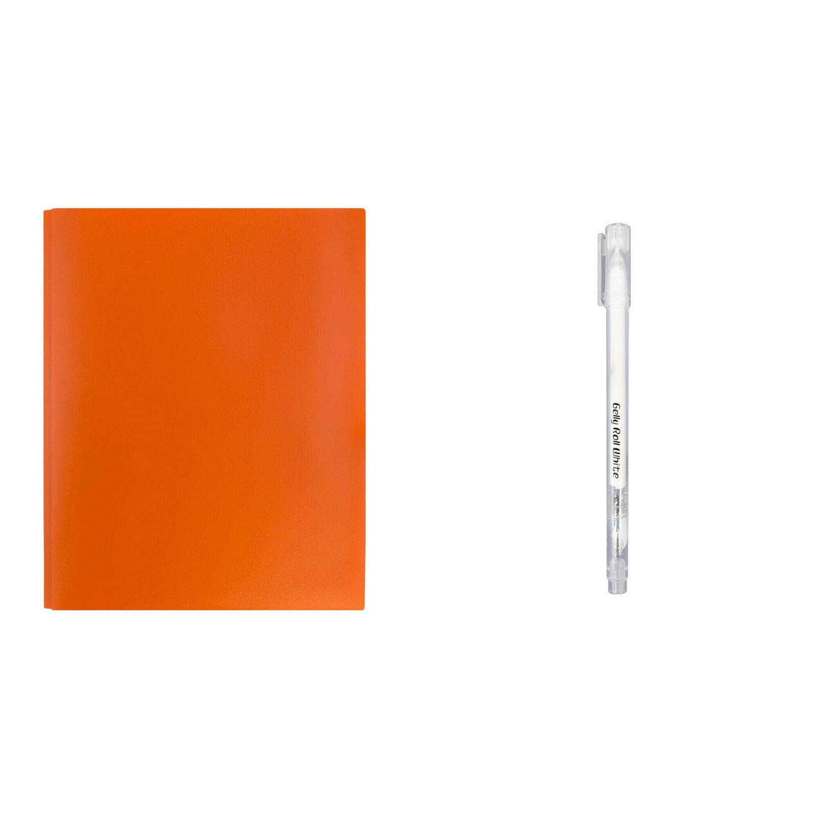 A4 Tadpole Folder Pp File Folder 1*Orange+1*White|Dunwell Colored ...