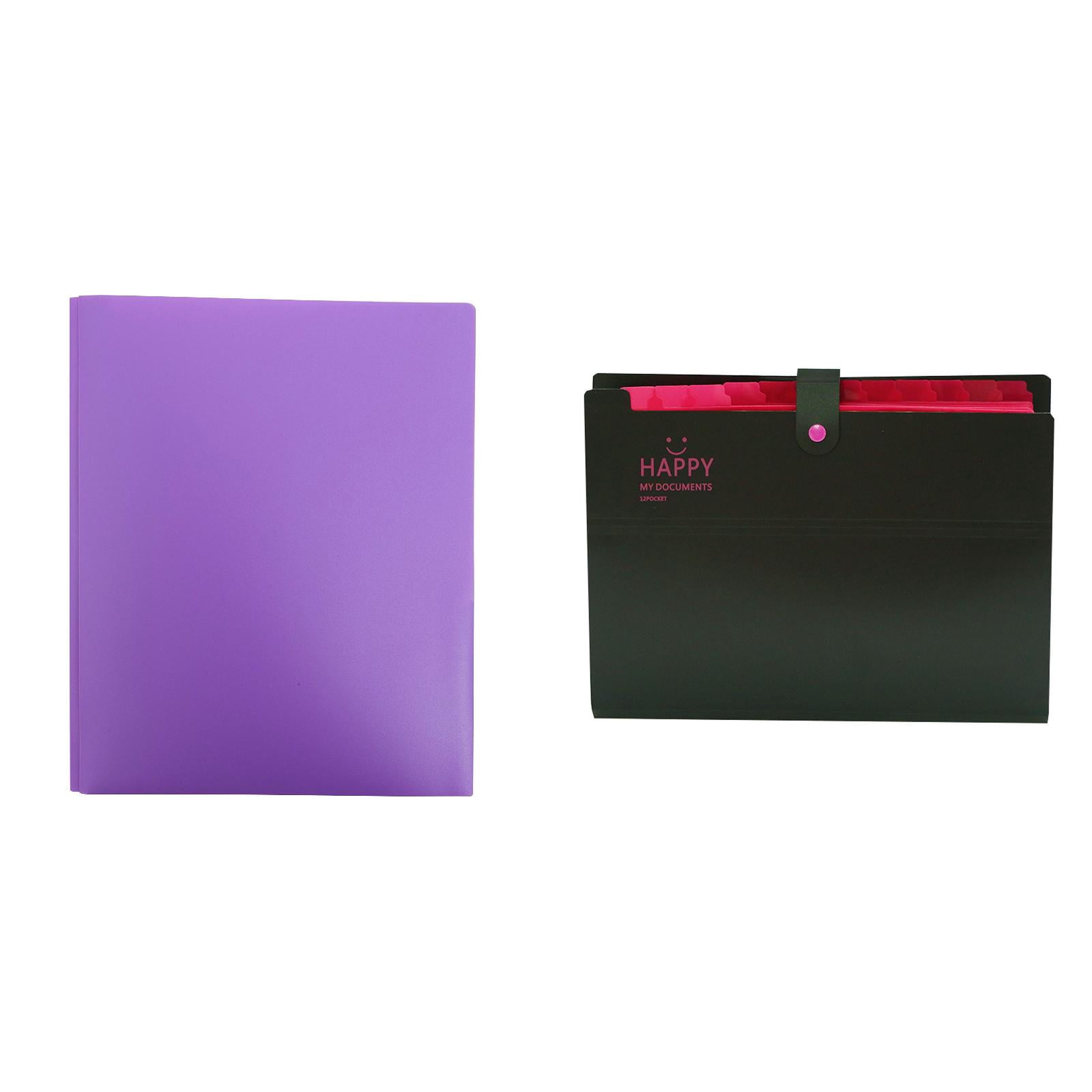 A4 Tadpole Folder Pp File Folder 1*Purple+1*Black|Dunwell Colored ...