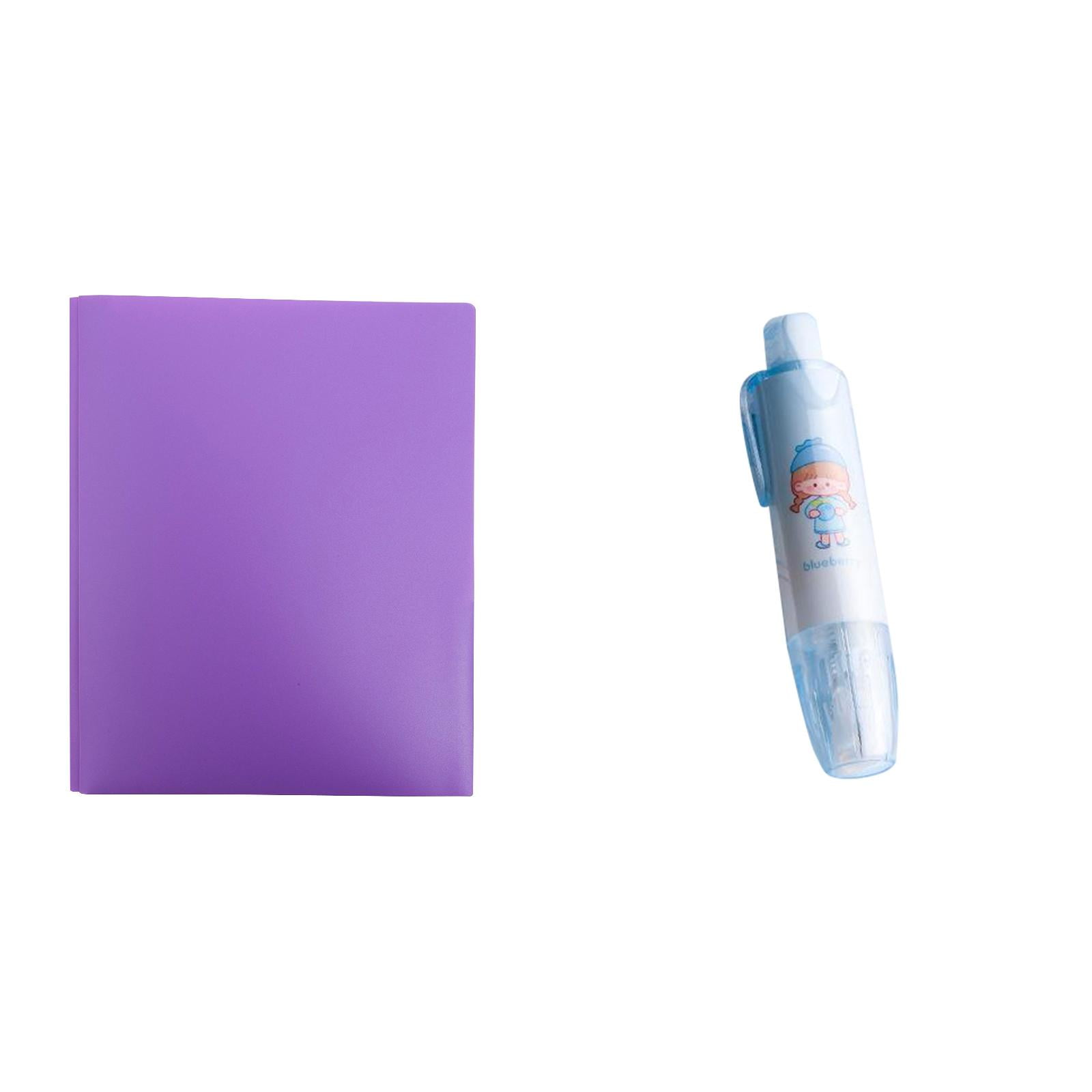 A4 Tadpole Folder Pp File Folder 1*Purple+1*Blue|Double Tape Roller For ...