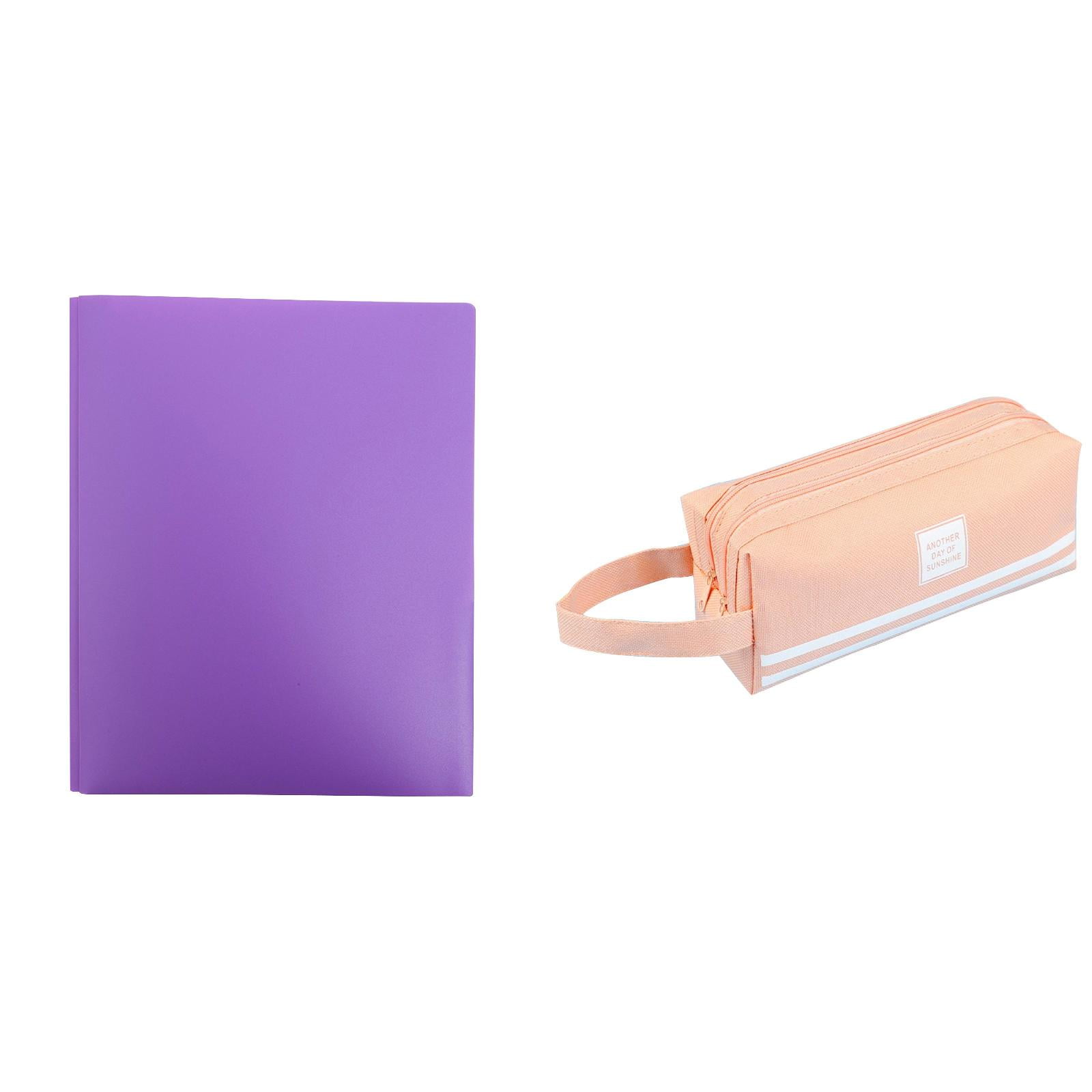 A4 Tadpole Folder Pp File Folder 1*Purple+1*Navy|Dunwell Colored ...
