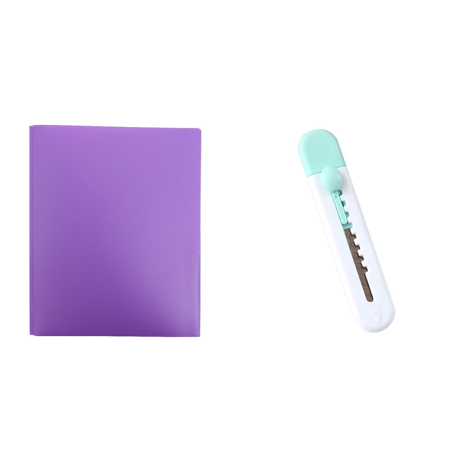 A4 Tadpole Folder Pp File Folder 1*Purple+1*White|Dunwell Colored ...