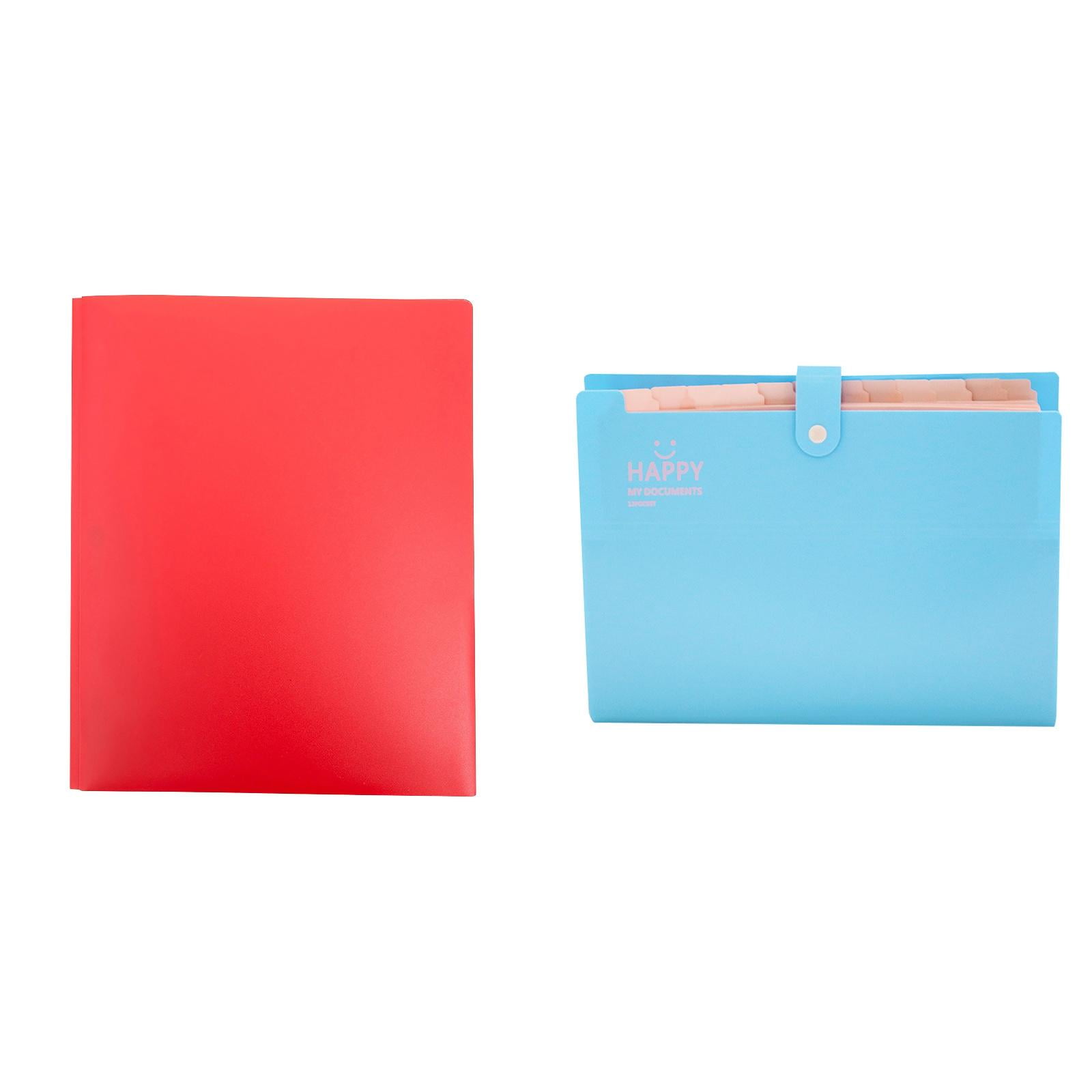A4 Tadpole Folder Pp File Folder 1*Red+1*Blue|Dunwell Colored Plastic ...