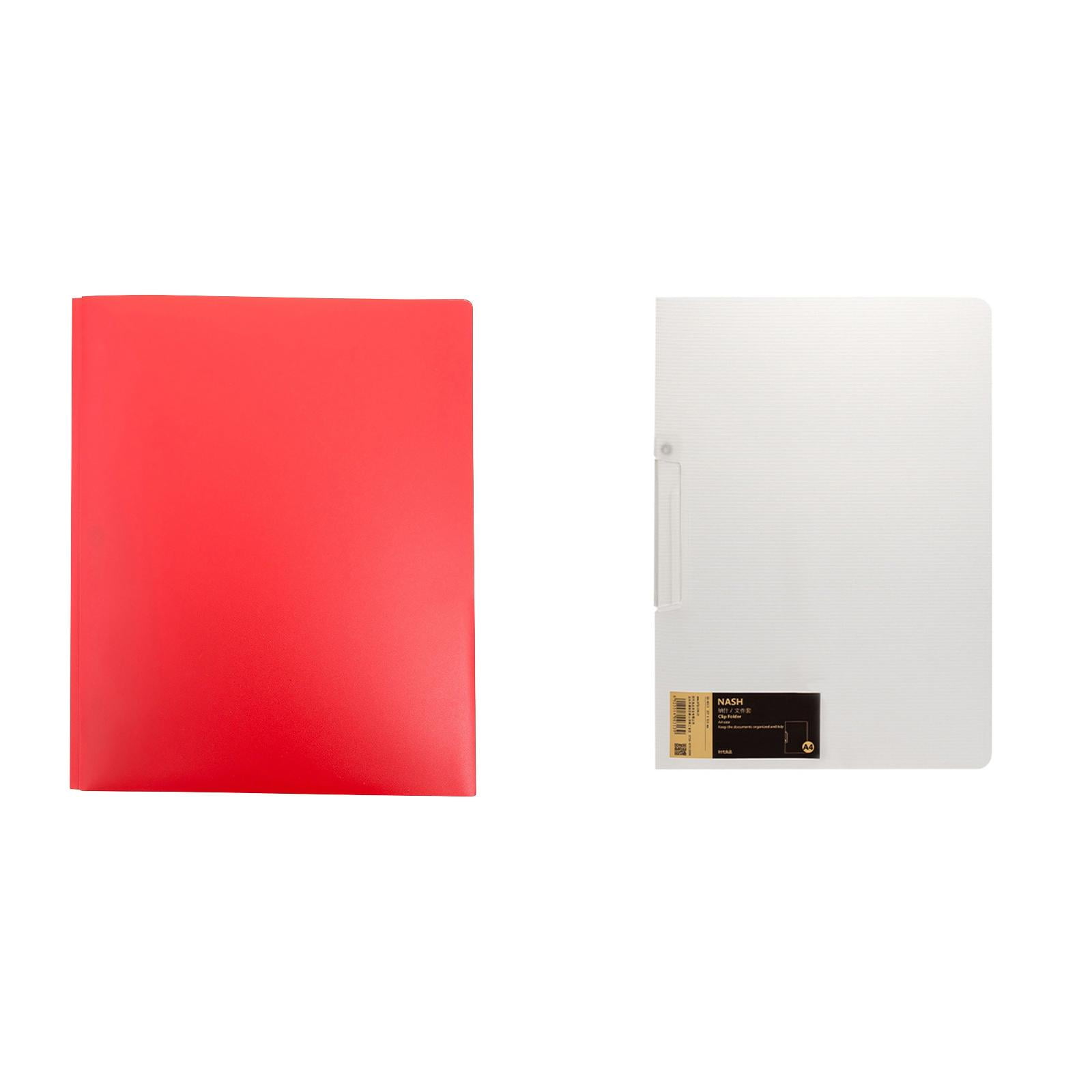 A4 Tadpole Folder Pp File Folder 1*Red+1*Cl1|Foldable Plastic File ...