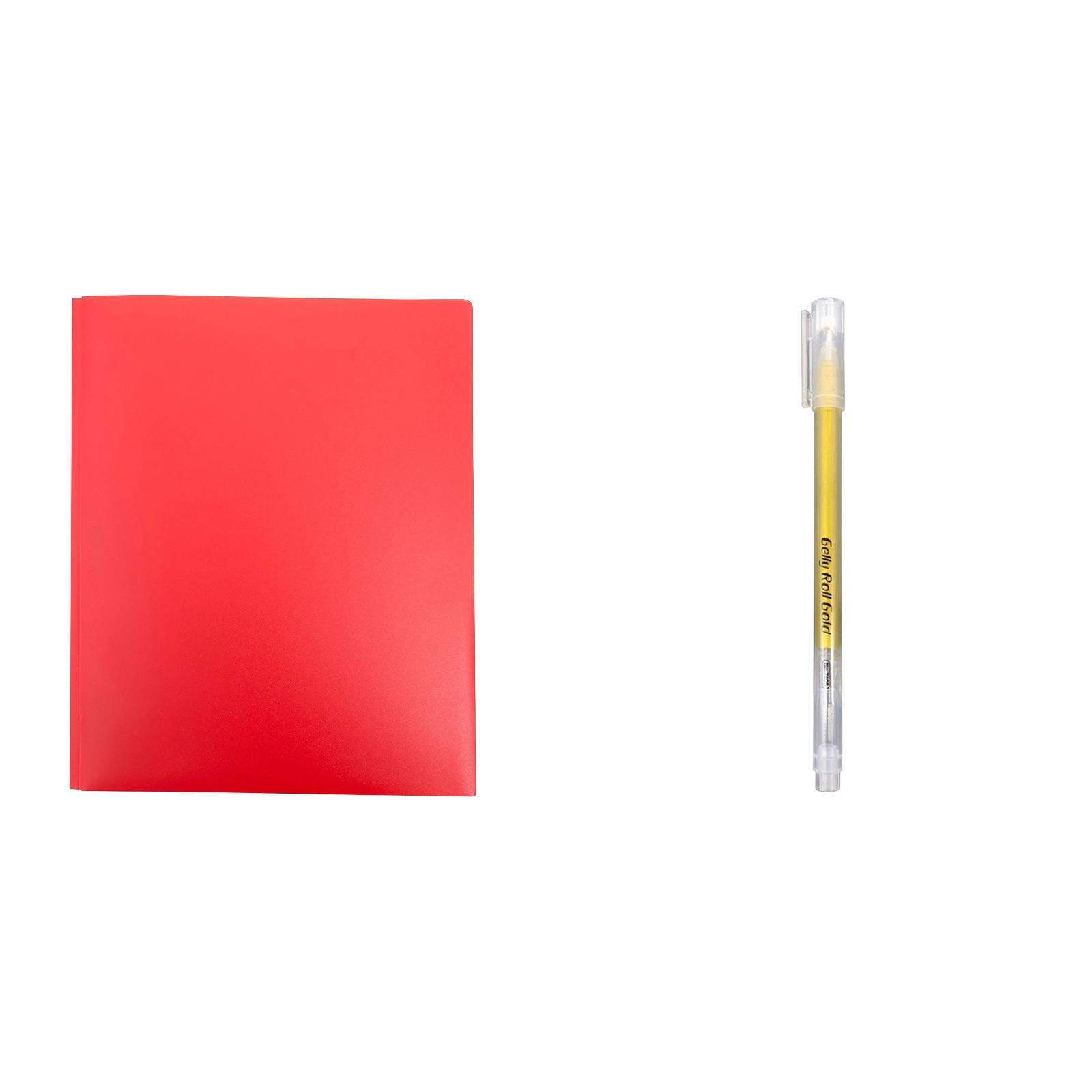 A4 Tadpole Folder Pp File Folder 1*Red+1*Gold|Dunwell Colored Plastic ...