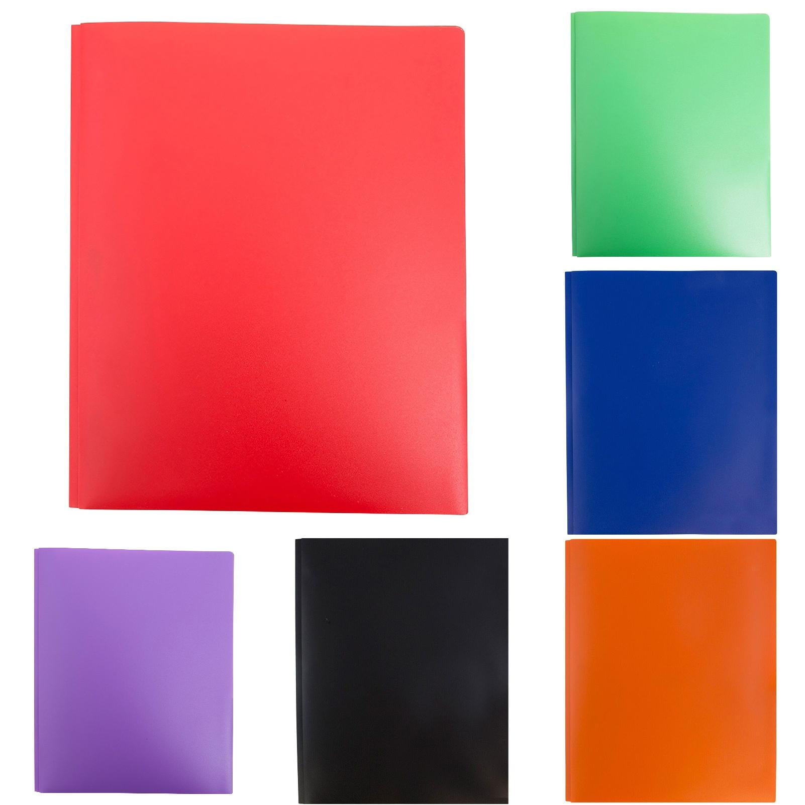 A4 Tadpole Folder Pp File Folder 1*Red+1*Green+1*Blue+1*Purple+1*Black+ ...