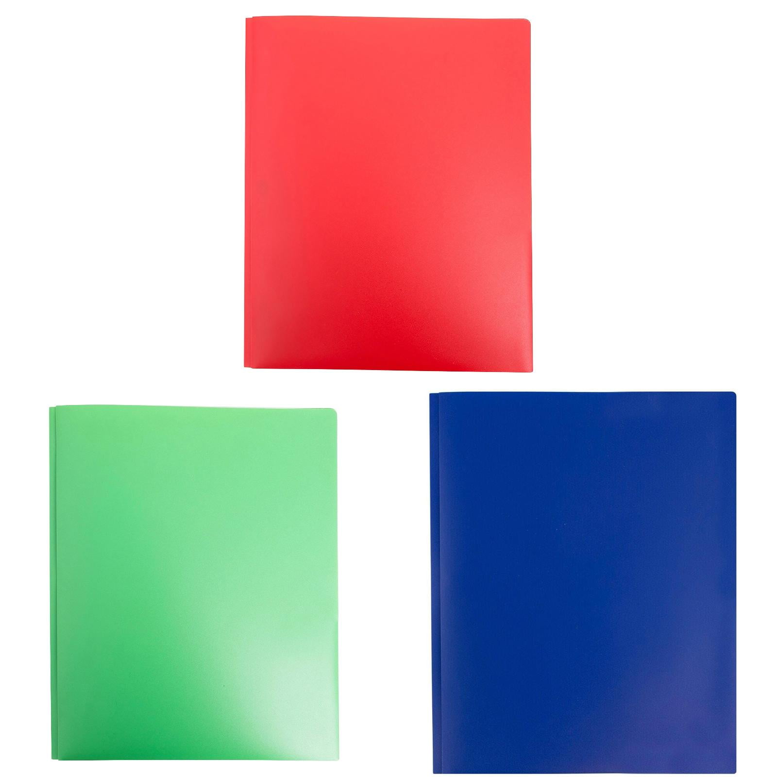 A4 Tadpole Folder Pp File Folder 1*Red+1*Green+1*Blue|Dunwell Colored ...