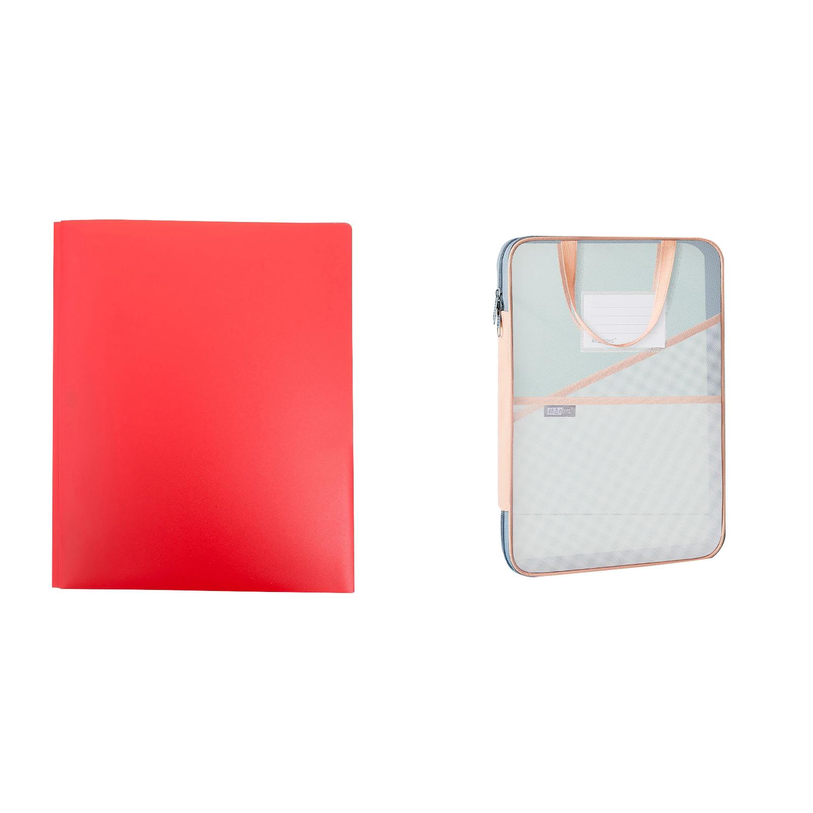 A4 Tadpole Folder Pp File Folder 1*Red+1*Orange|Dunwell Colored Plastic ...