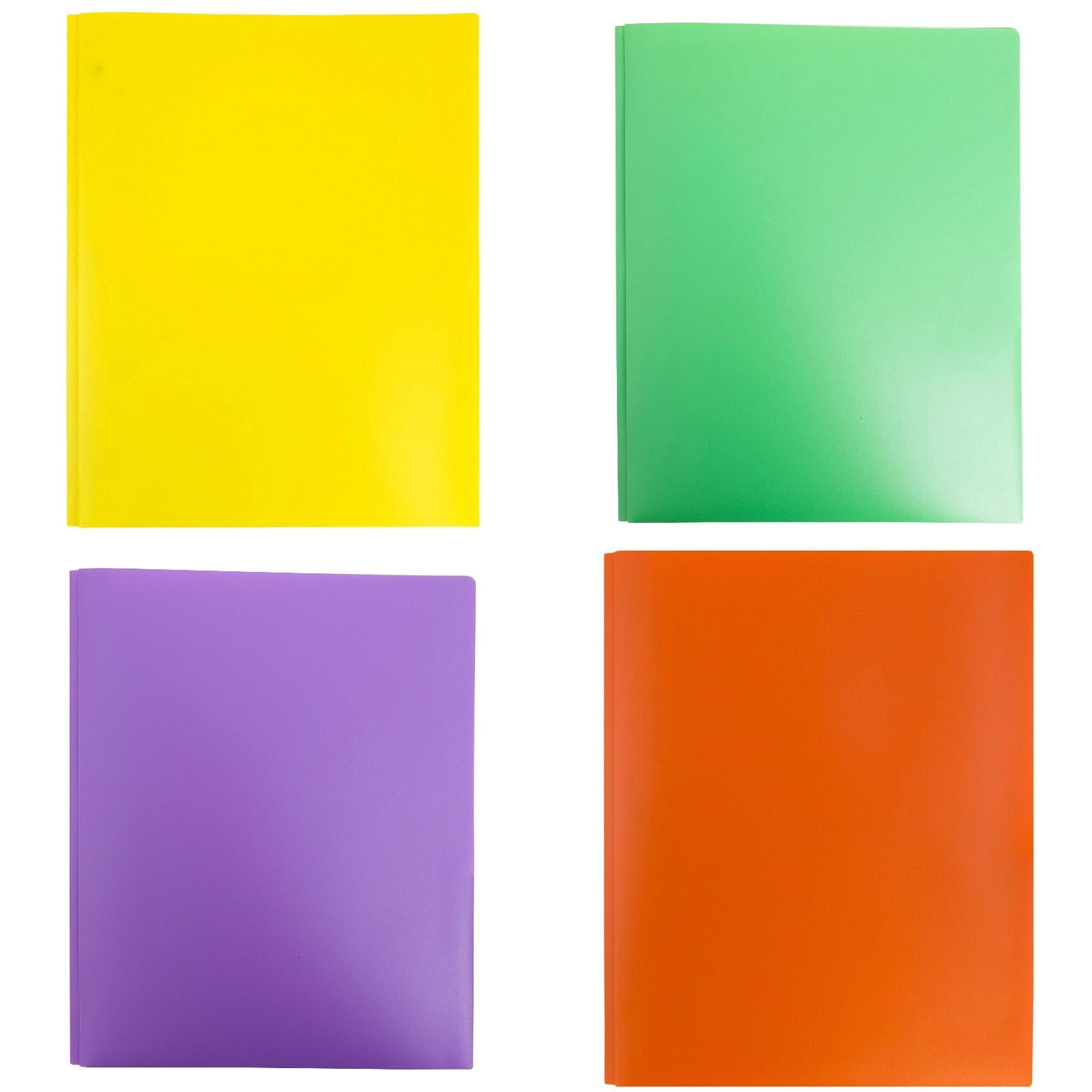 A4 Tadpole Folder Pp File Folder 1*Yellow+1*Green+1*Purple+1*Orange ...