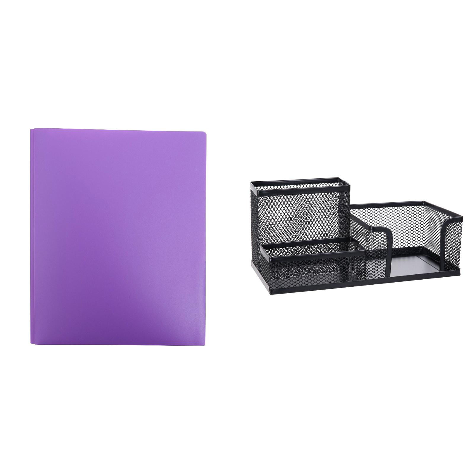 A4 Tadpole Folder Pp Folder 1Pc Purple Clearance! Mesh Desk Organizer ...