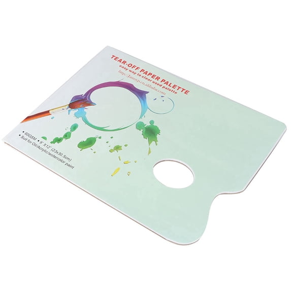 A4 Tear Off Paper Palette 30 Sheets for Watercolor Oil Painting Gouache ...