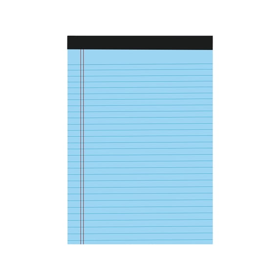 A4 Tearable Note Notebook - 4 Pack Memo Planner with Horizontal Lines ...