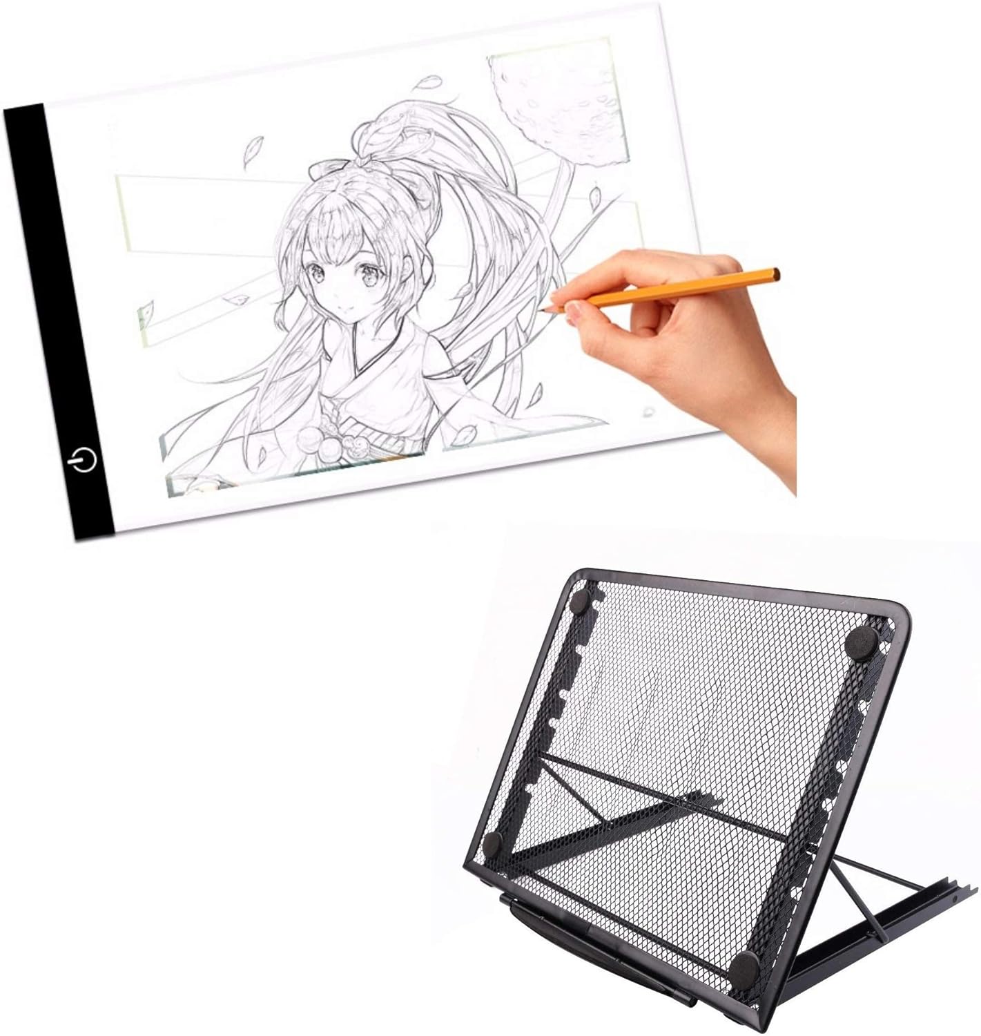 A4 Tracing Light Box 3 Level Adjustable Brightness USB Powered for ...